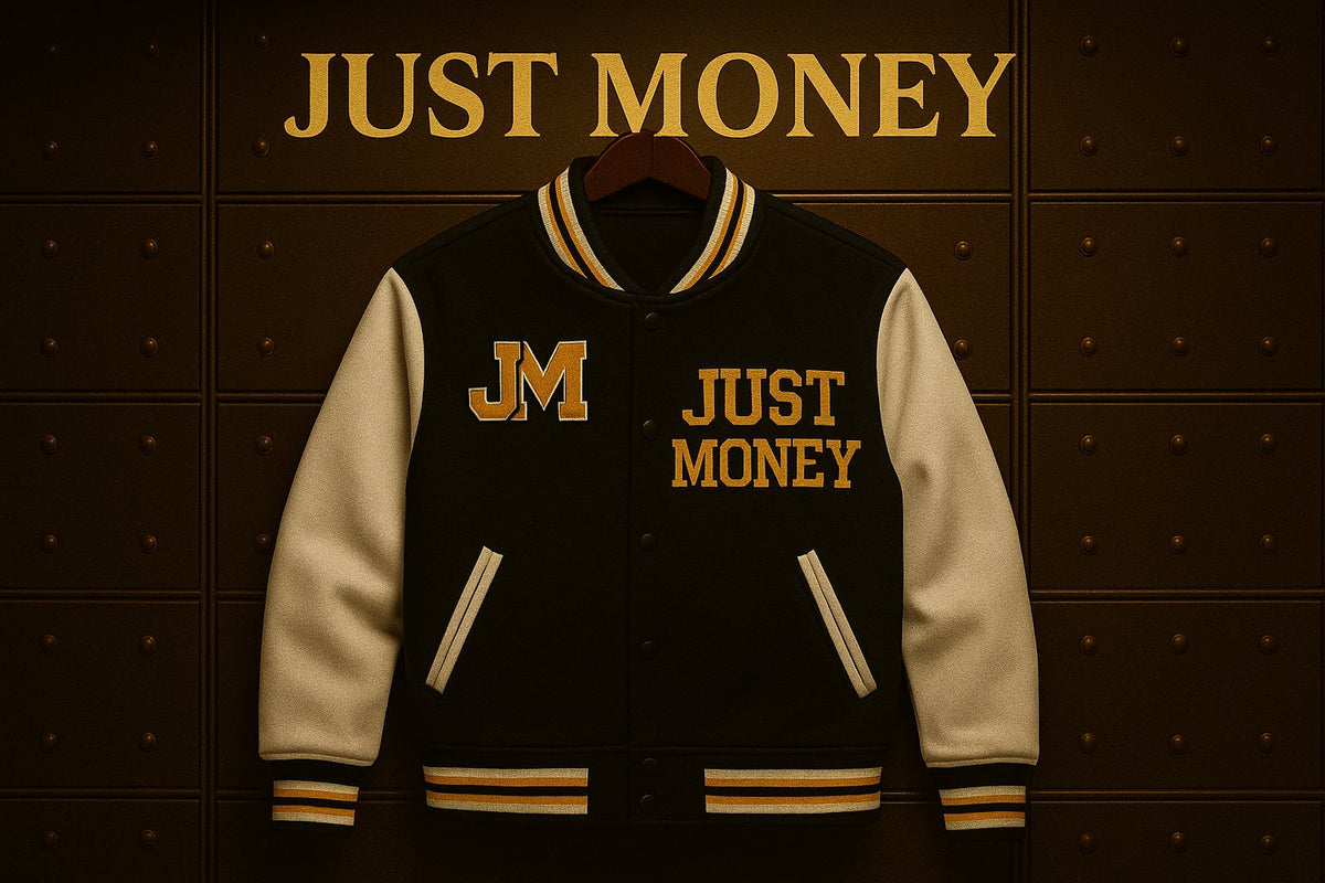 JUST MONEY VARSITY JACKET COLLECTION – JUST MONEY CLOTHING