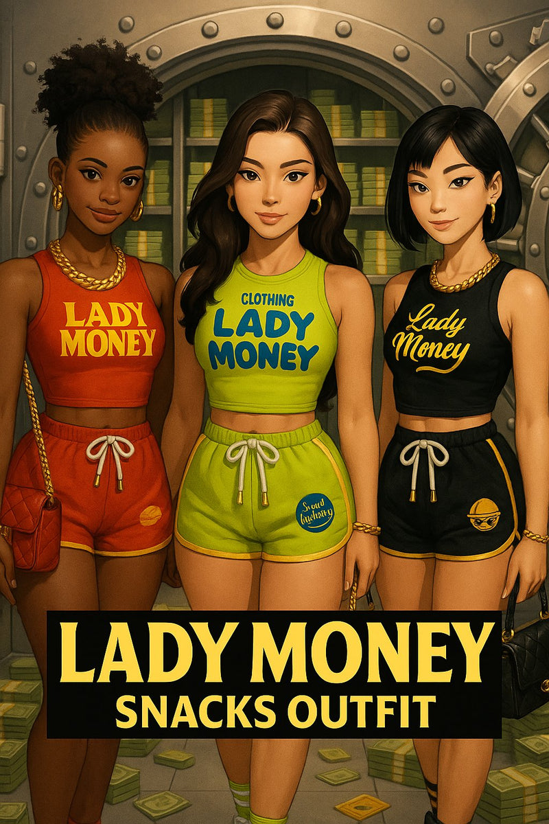 LADY MONEY SNACKS COMBO SET – JUST MONEY CLOTHING